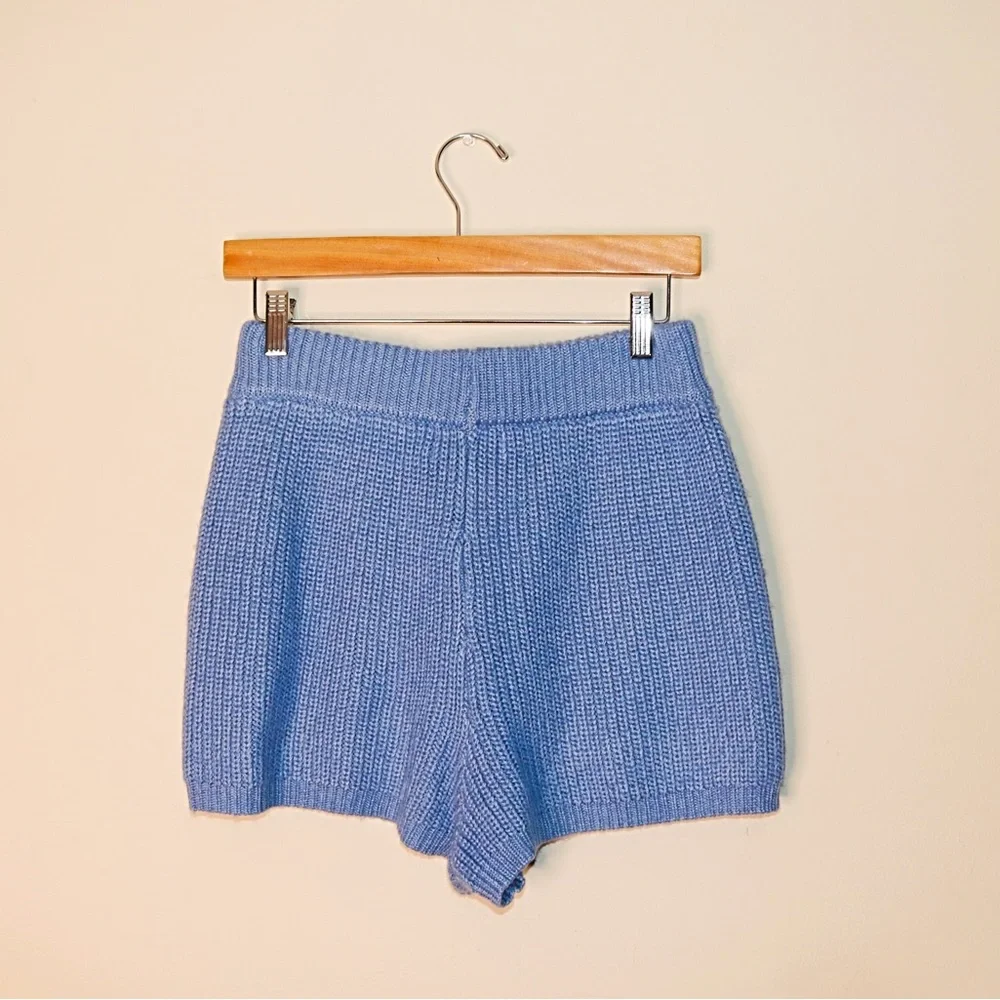 Charlie Holiday | Shorts | Charlie Holiday Blanche Knit Shorts In Blue ...